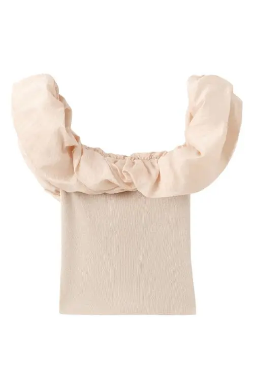Mango Off-the-shoulder Knit Top