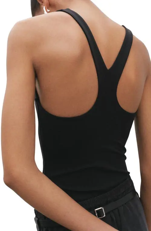 Mango Open Back Fitted Bodysuit