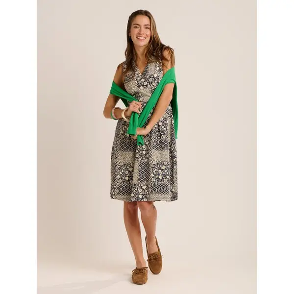 BRAKEBURN Iro V-neck Printed Dress