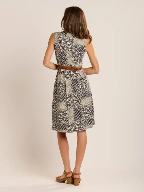 BRAKEBURN Iro V-neck Printed Dress
