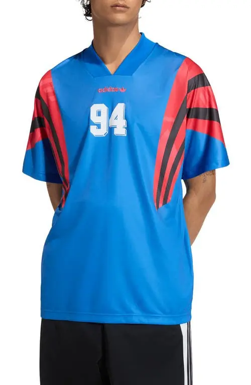 Adidas Santiago Aop Infill Soccer Jersey - Blue//