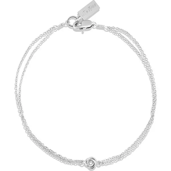 SET & STONES Lennan Love Knot Bracelet - Silver