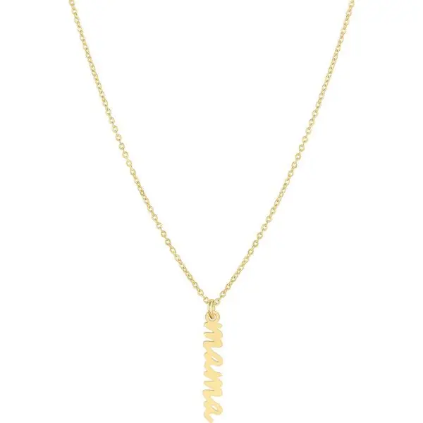 SET & STONES Mama Charm Necklace - Gold