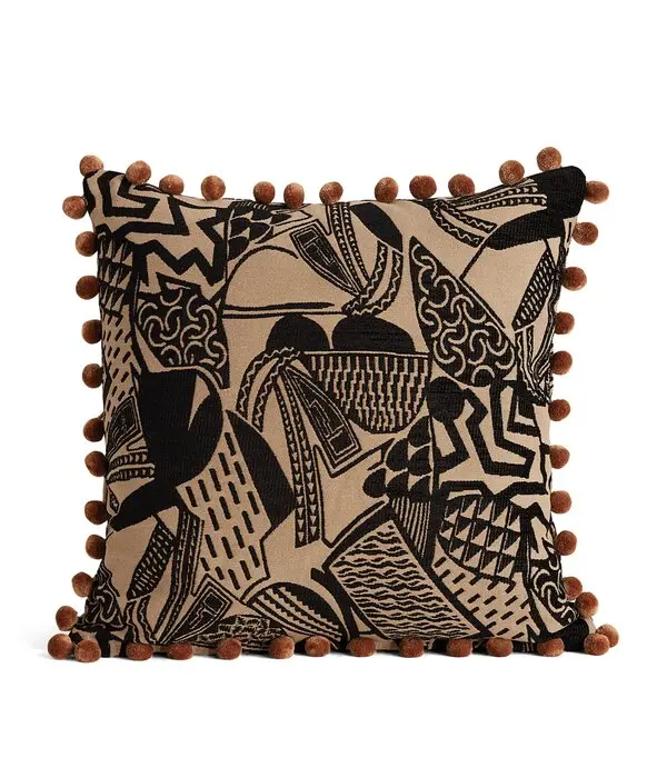 SOHO HOME Jacquard Daxton Cushion - Neutral