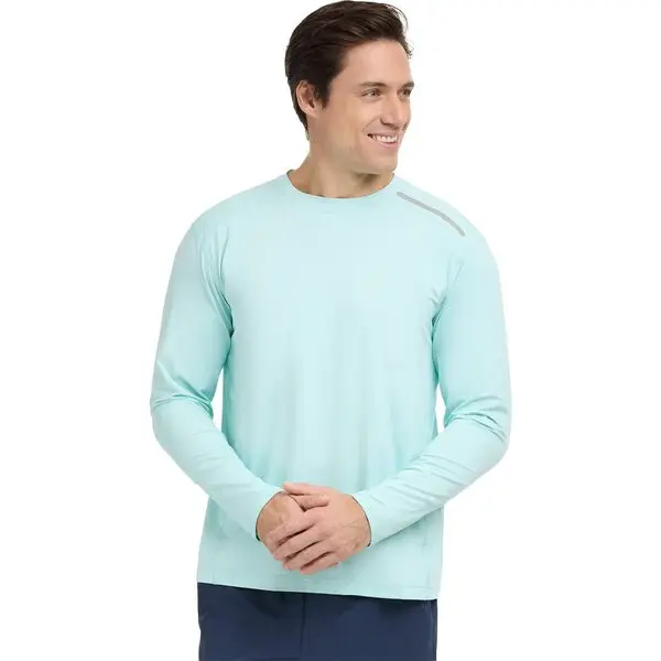 BLOQUV Long Sleeve Jet Tee For Sun And Uv Protection - Mint