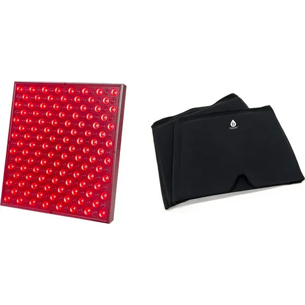 PURSONIC Led Red Light Therapy Panel & Reusable Hot And Cold Gel Ice Head Wrap - Multicolor
