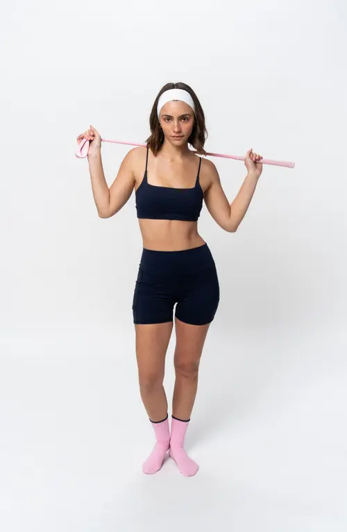 SIERRA MADRE GOLF High-waisted Stretch Shorts