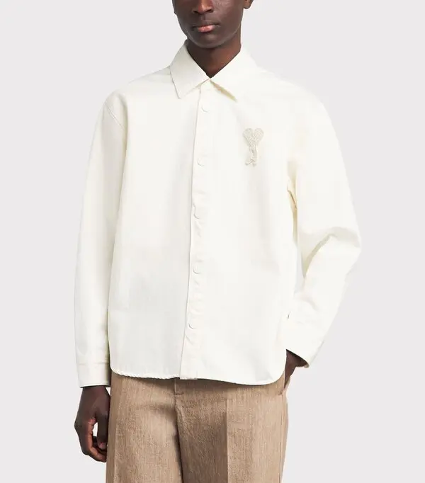 AMI Paris Cotton De Coeur Overshirt