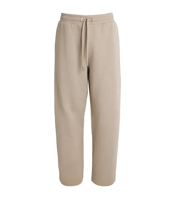 AMI Paris Cotton De Coeur Sweatpants - Beige