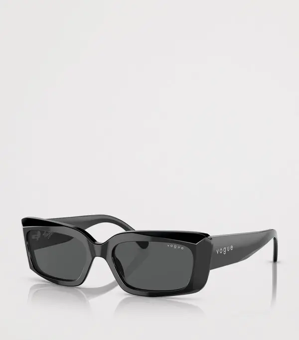 VOGUE Acetate Pillow Sunglasses - Black