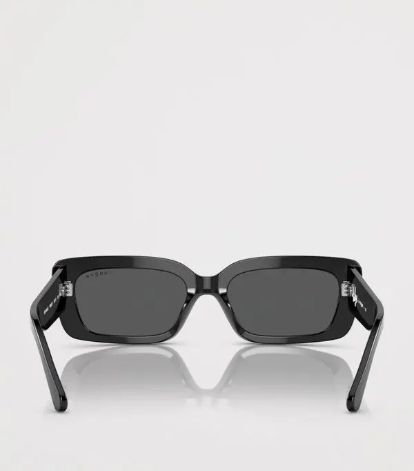VOGUE Acetate Pillow Sunglasses - Black