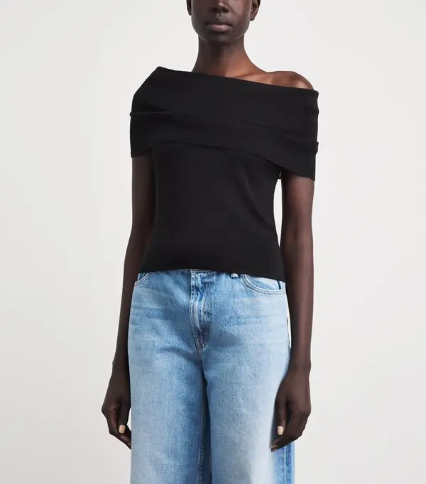 Almada Label Wool-silk Poppy Top