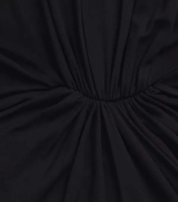 ESSE STUDIOS Cape-detail Solina Maxi Dress