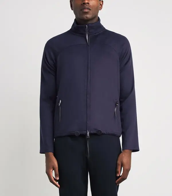 ALAN SCOTT Cashmere-blend Track Jacket