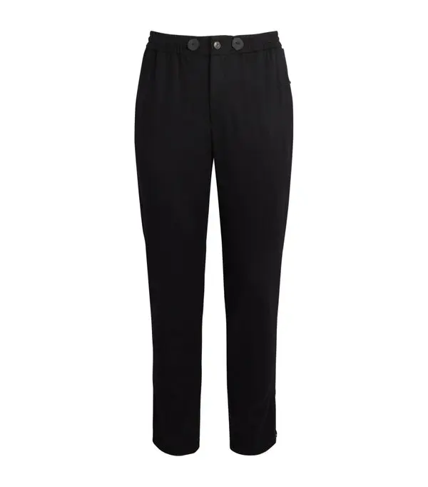 ALAN SCOTT Cashmere-blend Sweatpants - Black