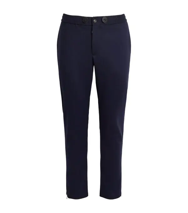 ALAN SCOTT Cashmere-blend Sweatpants - Navy