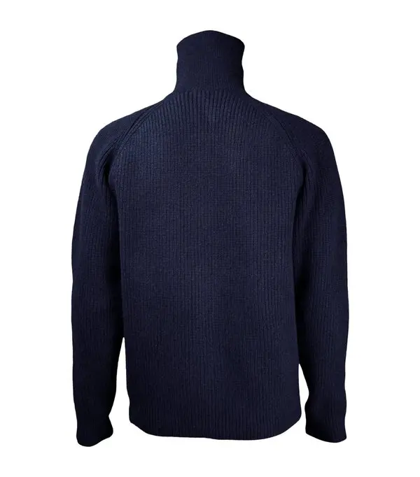 ALAN SCOTT Cashmere Rib-knit Cardigan