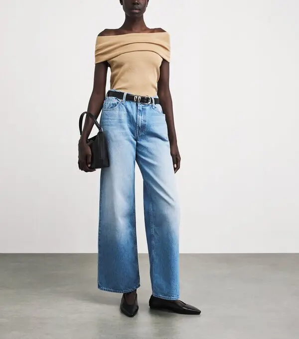 Almada Label Wool-silk Poppy Top