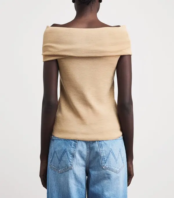 Almada Label Wool-silk Poppy Top