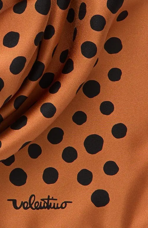 Valentino Garavani Dalmatian Polka Dot Silk Square Scarf