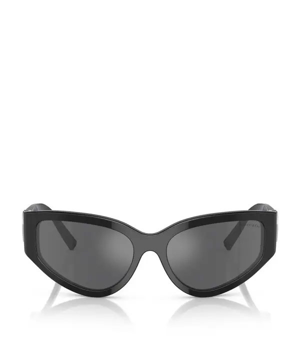Tiffany & Co. Acetate Irregular Sunglasses - Black