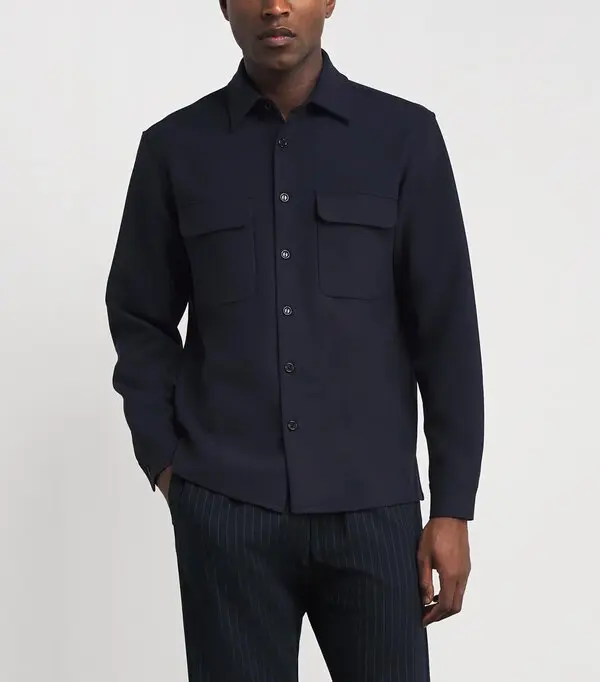 Sandro Straight-fit Shirt - Blue