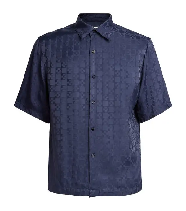 Sandro Jacquard Cross Short-sleeve Shirt