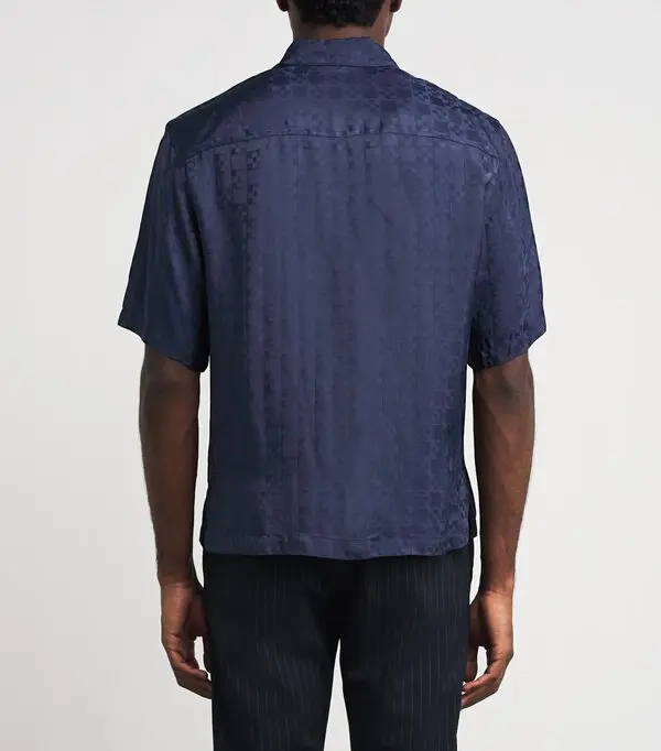 Sandro Jacquard Cross Short-sleeve Shirt