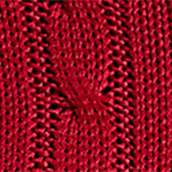 Ralph Lauren Silk Cable-knit Cropped Cardigan - Red