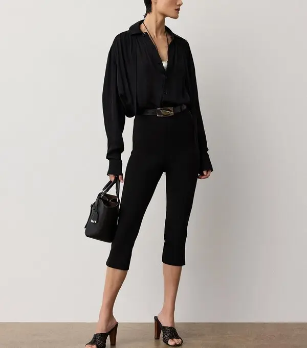 Ralph Lauren Satin Karmen Oversized Shirt