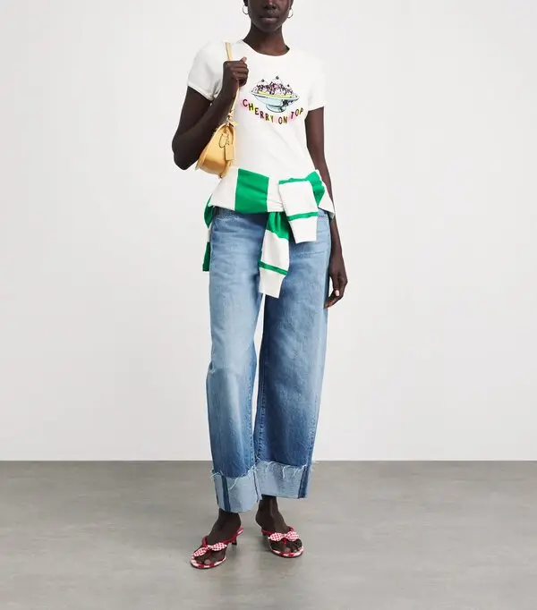 MOTHER The Half-pipe Ankle-cuff Jeans - Blue