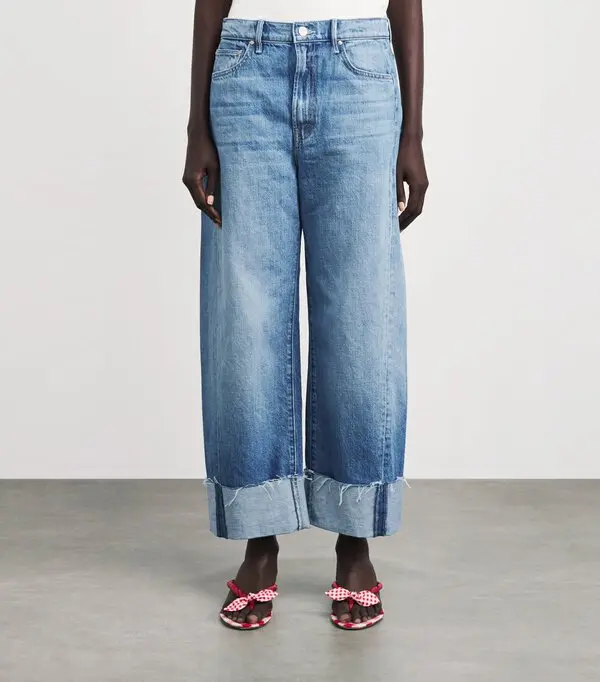 MOTHER The Half-pipe Ankle-cuff Jeans - Blue