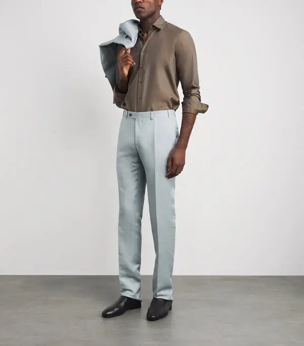 Canali Cotton-silk Shirt