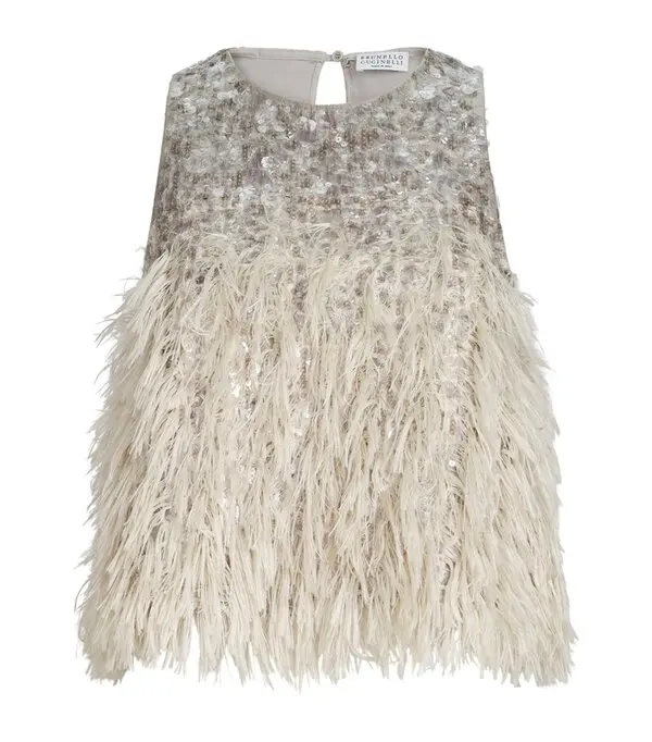 Brunello Cucinelli Fil Coupé Top