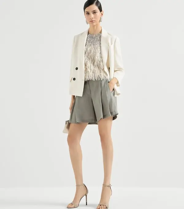 Brunello Cucinelli Fil Coupé Top