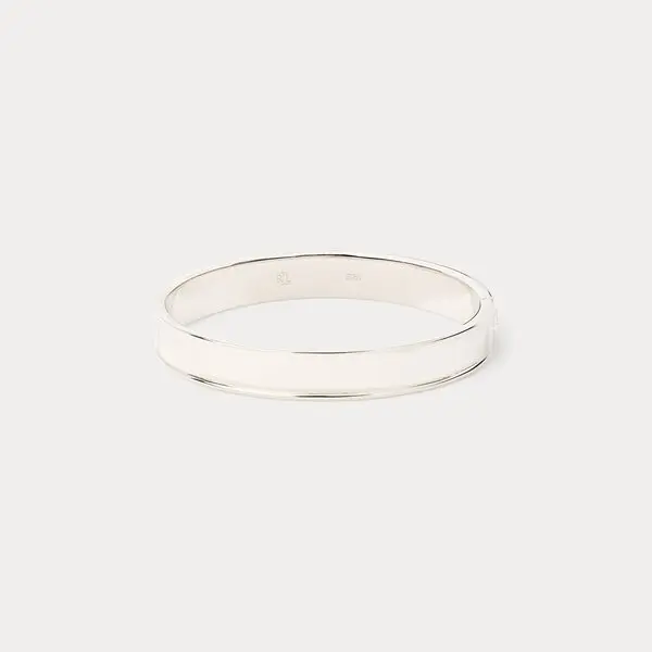 Ralph Lauren Engravable Sterling Bangle - Silver
