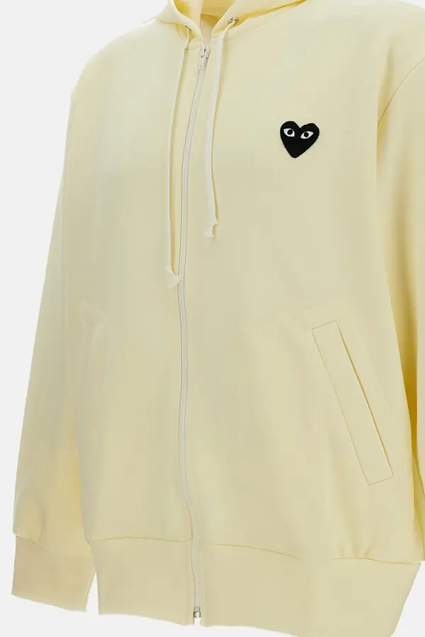 Play Comme Des Garcon Hoodie - White