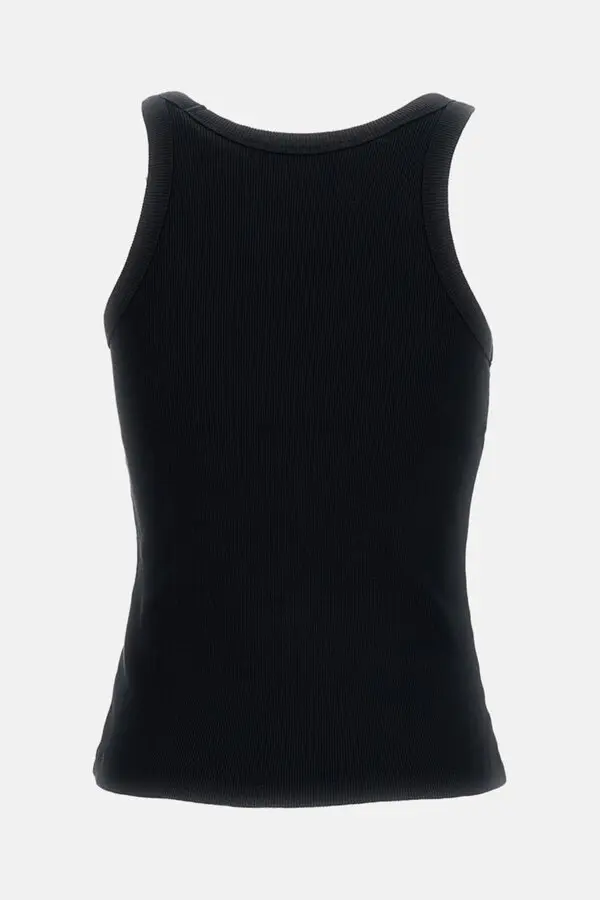 Maison Kitsuné Logo Top - Black