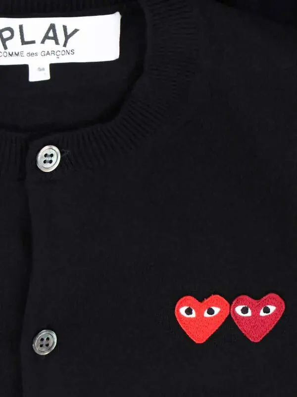 Play Comme Des Garcon Cardigan - Black