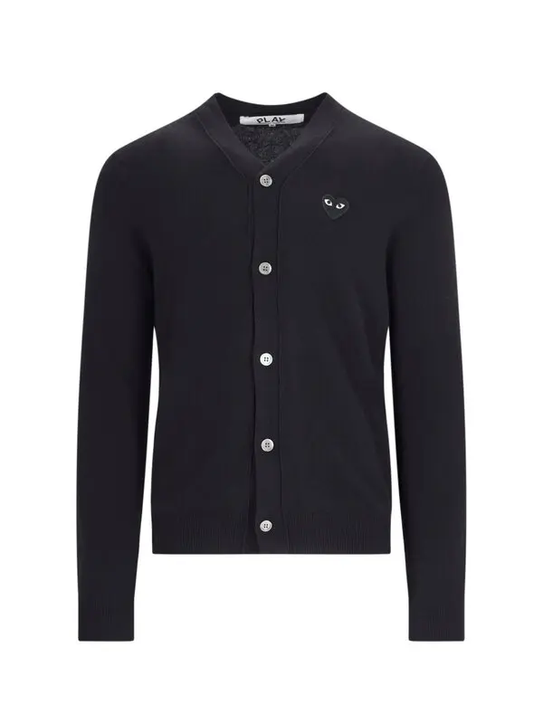 Play Comme Des Garcon Cardigan - Black