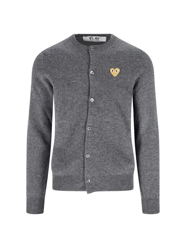 Play Comme Des Garcon Cardigan - Gray
