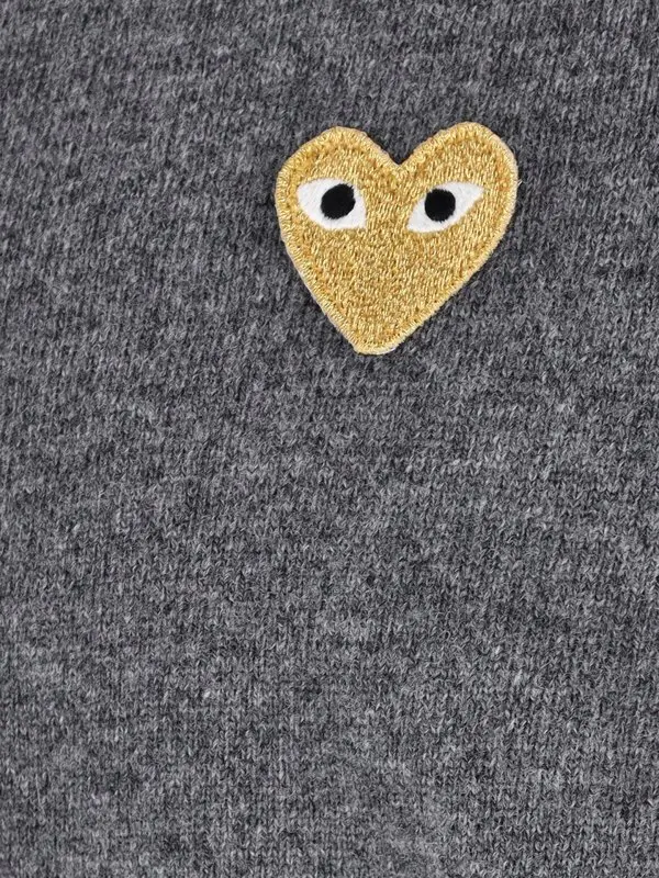 Play Comme Des Garcon Play Comme Des Garcons Cardigan - Gray