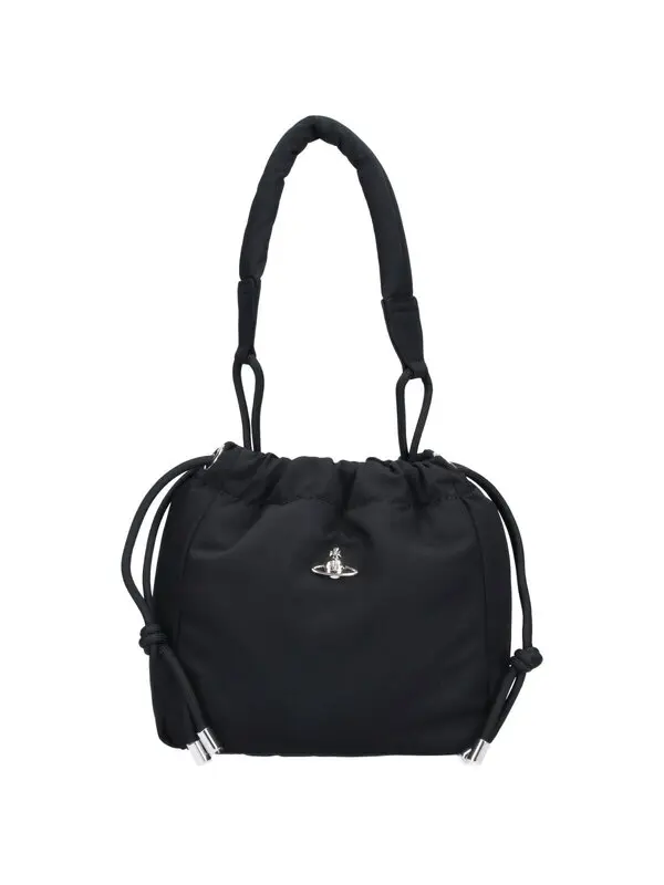 VIVIENNE WESTWOOD Small Bucket Bag With Orb Logo