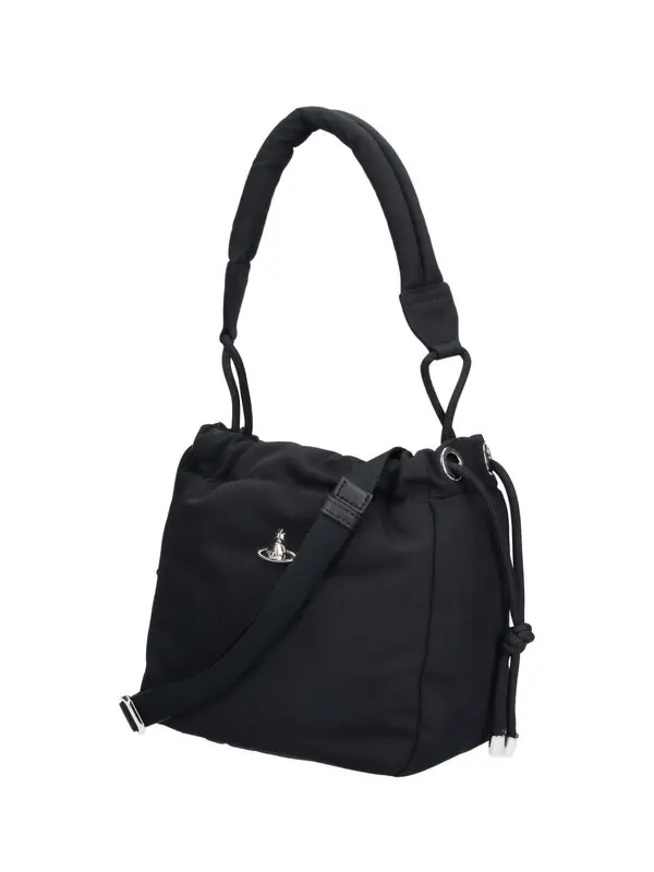 VIVIENNE WESTWOOD Small Bucket Bag With Orb Logo