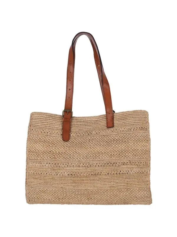 IBELIV Nomade Raffia Tote - Beige