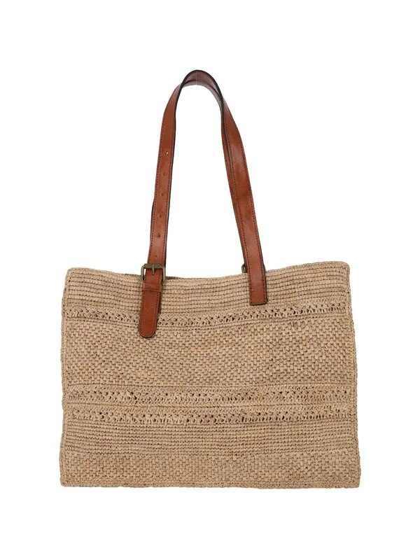 IBELIV Nomade Raffia Tote - Beige
