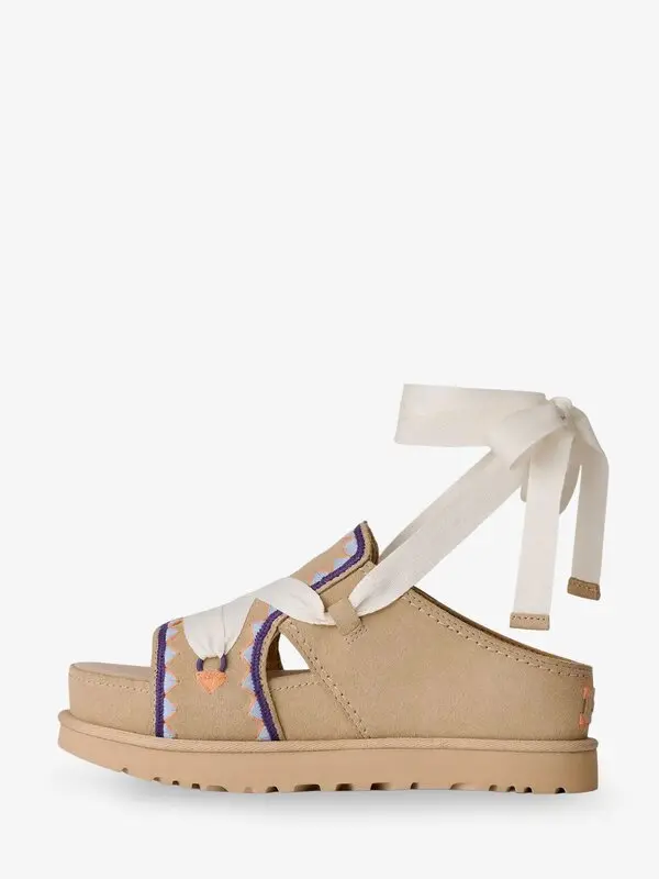 UGG Goldenstar Hi Artistitch Suede Sandals