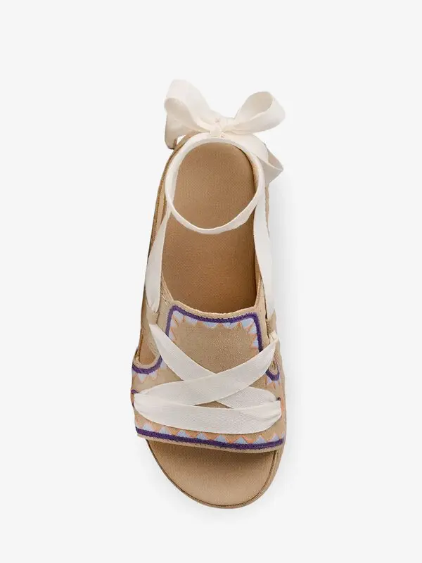 UGG Goldenstar Hi Artistitch Suede Sandals