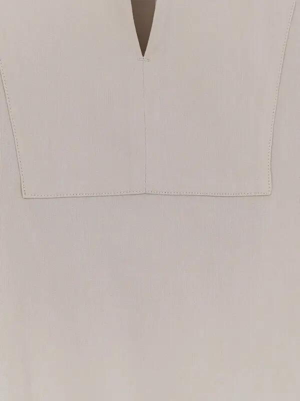 Max Mara Linen And Viscose Shirt - Beige