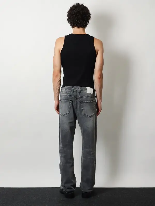 NUMERI 123456789 Numeri Straight Leg Denim With Back Logo Patch